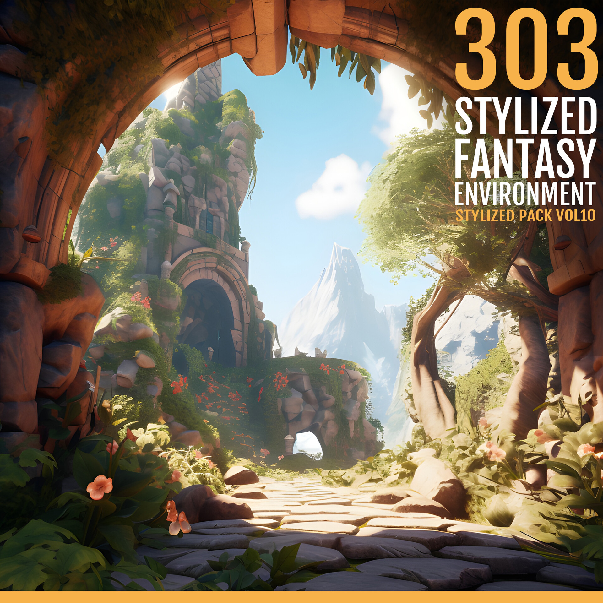ArtStation - 303 Stylized Fantasy Environment References