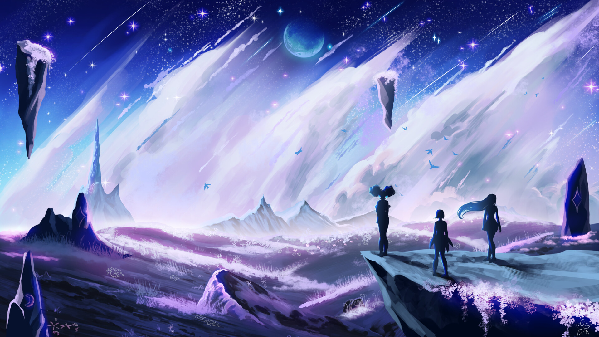 ArtStation - new blue moon