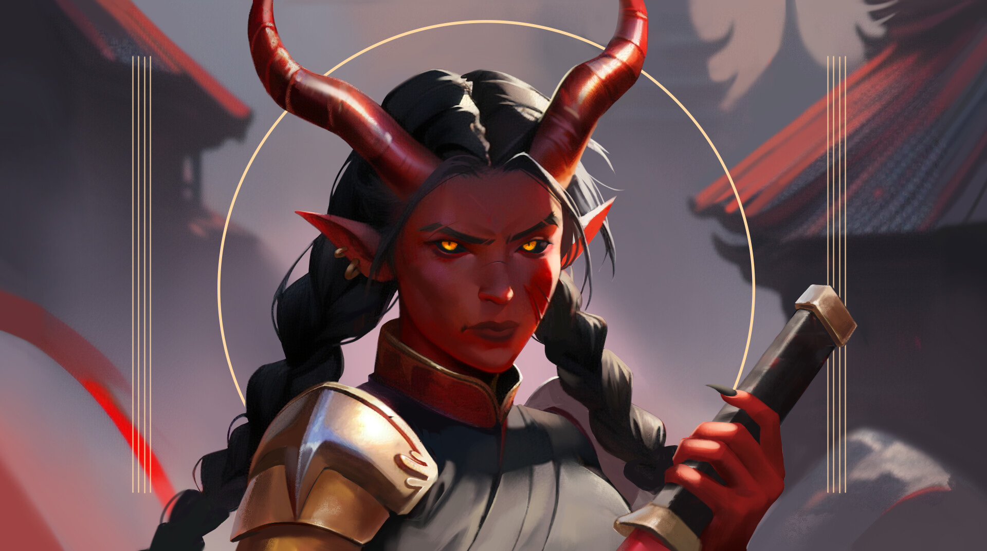 ArtStation - Illustration of the dnd character