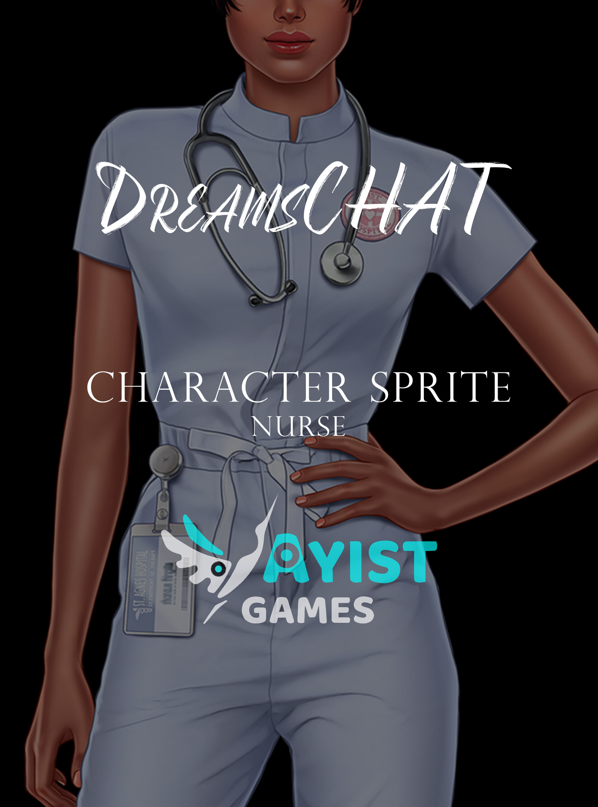 ArtStation - DreamsChat - Character sprite - Nurse