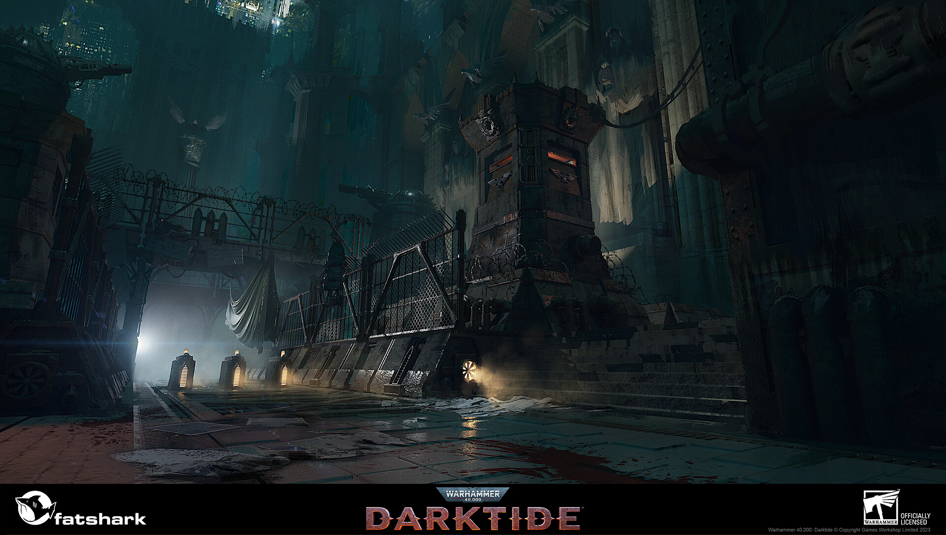 Joakim Ericsson - Darktide - "Chasm Terminus" (Zone), Environment Concepts