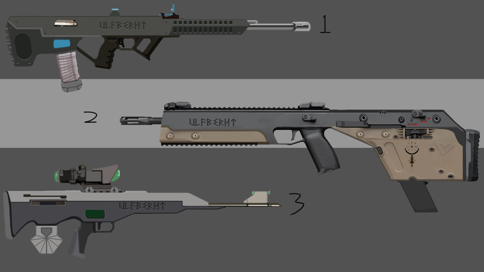 ArtStation - Rifle concept