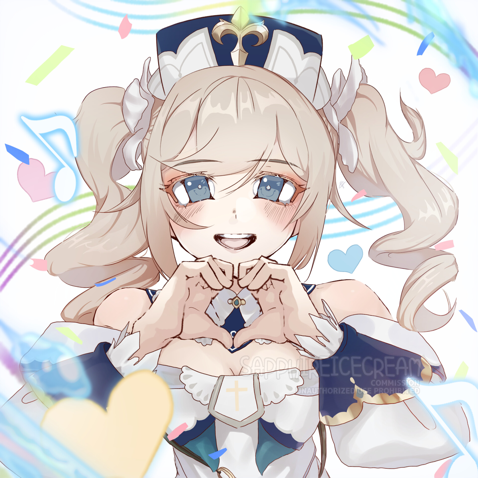 ArtStation - Barbara (Commission) 🌈🎼🌊💙