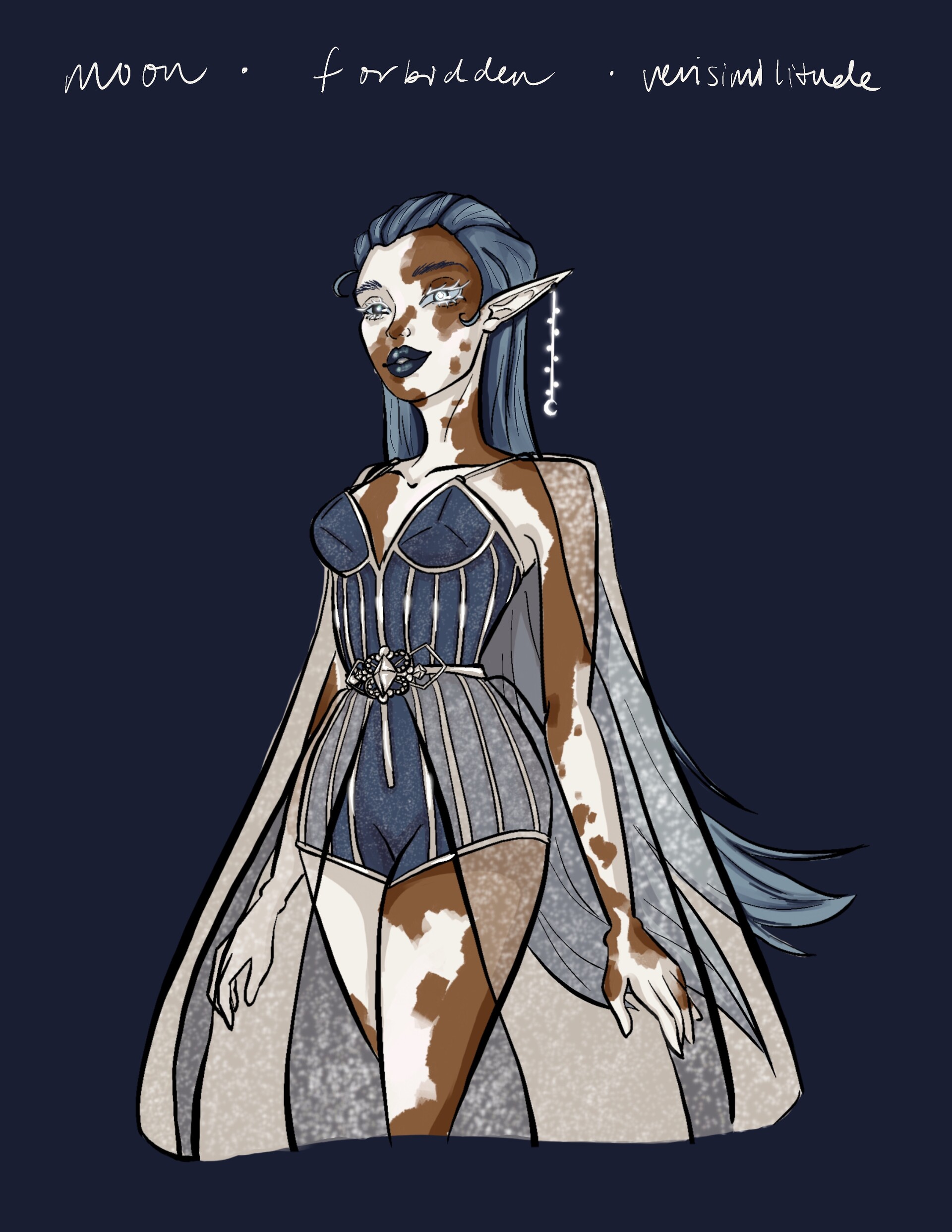 Cassandra Bhagroo • Cassa.Nova - Moon Oracle Character Design
