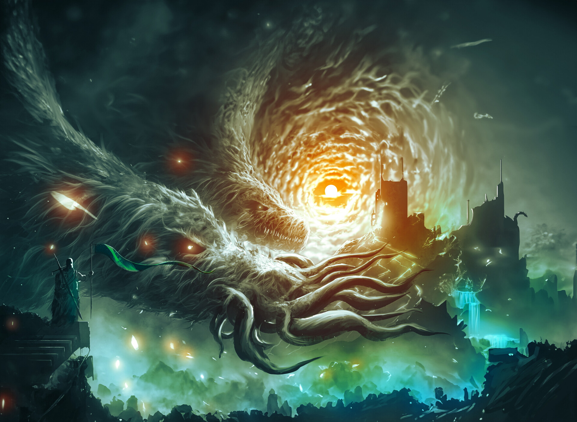 ArtStation - Cthulhu&Dragon