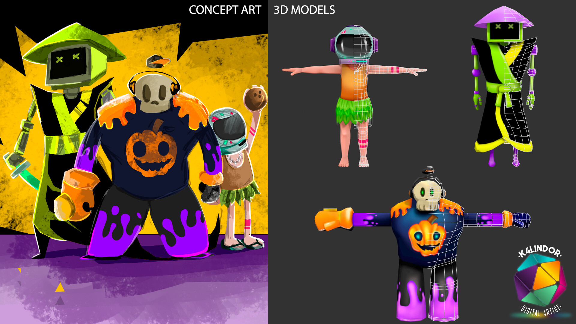 ArtStation - Low Poly Characters