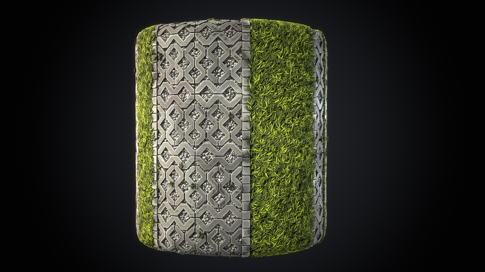 Fateme Khorami - Stylized Stone Pavers - Substance 3D Designer