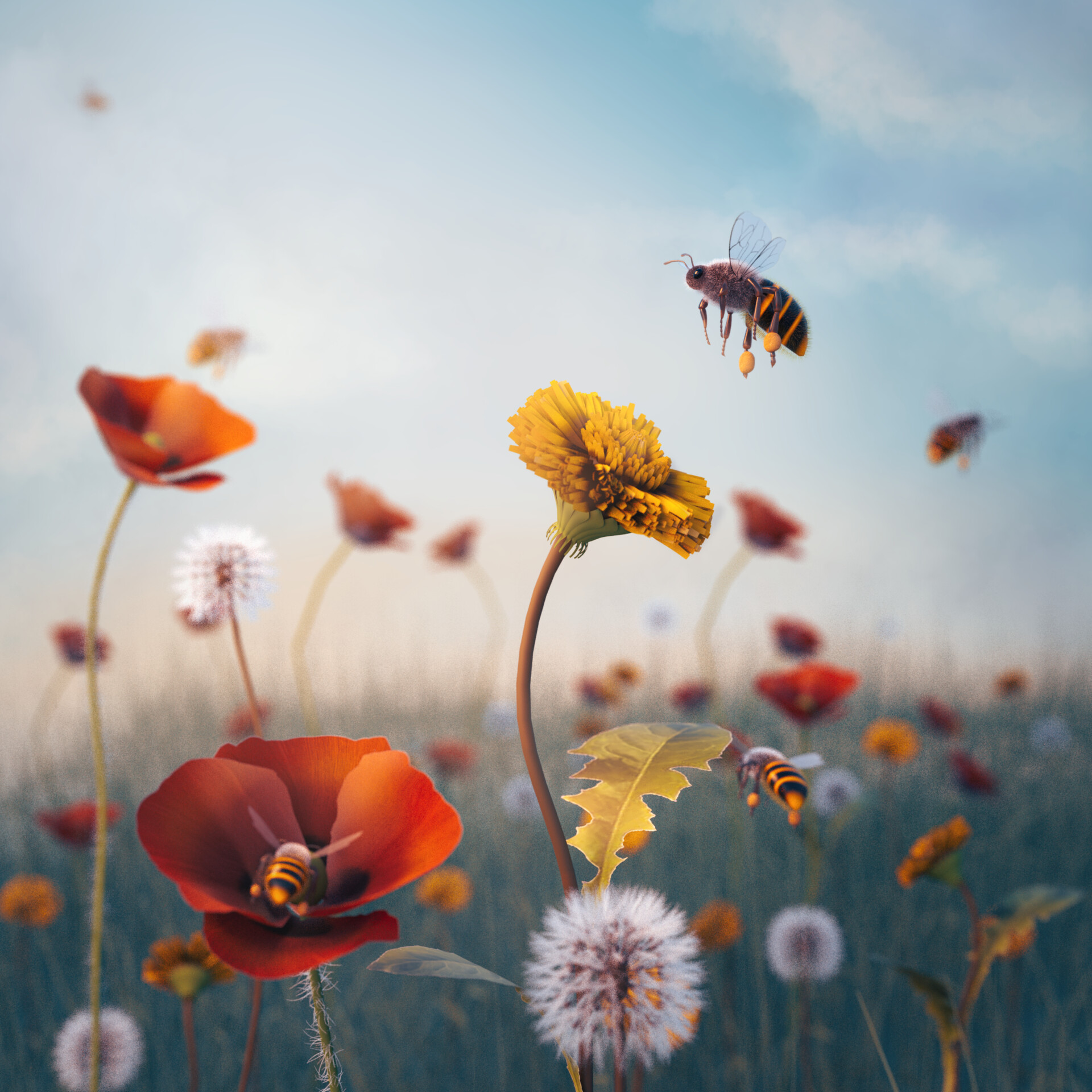 ArtStation - Wild flowers