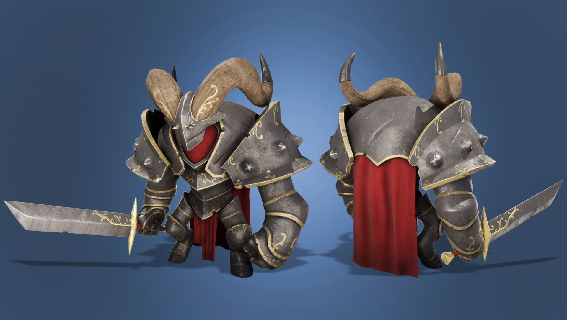 ArtStation - Horned Knight