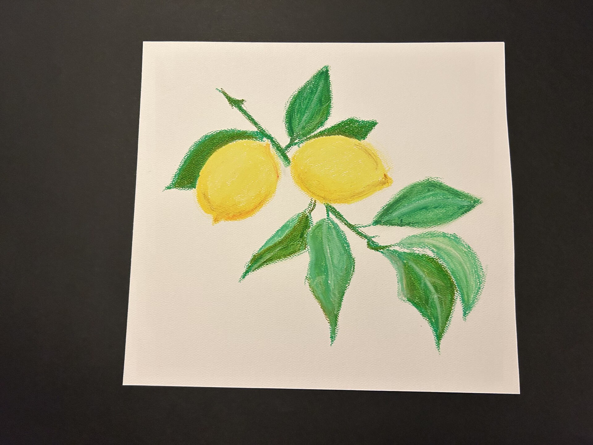 ArtStation - Oil Pastel Lemons