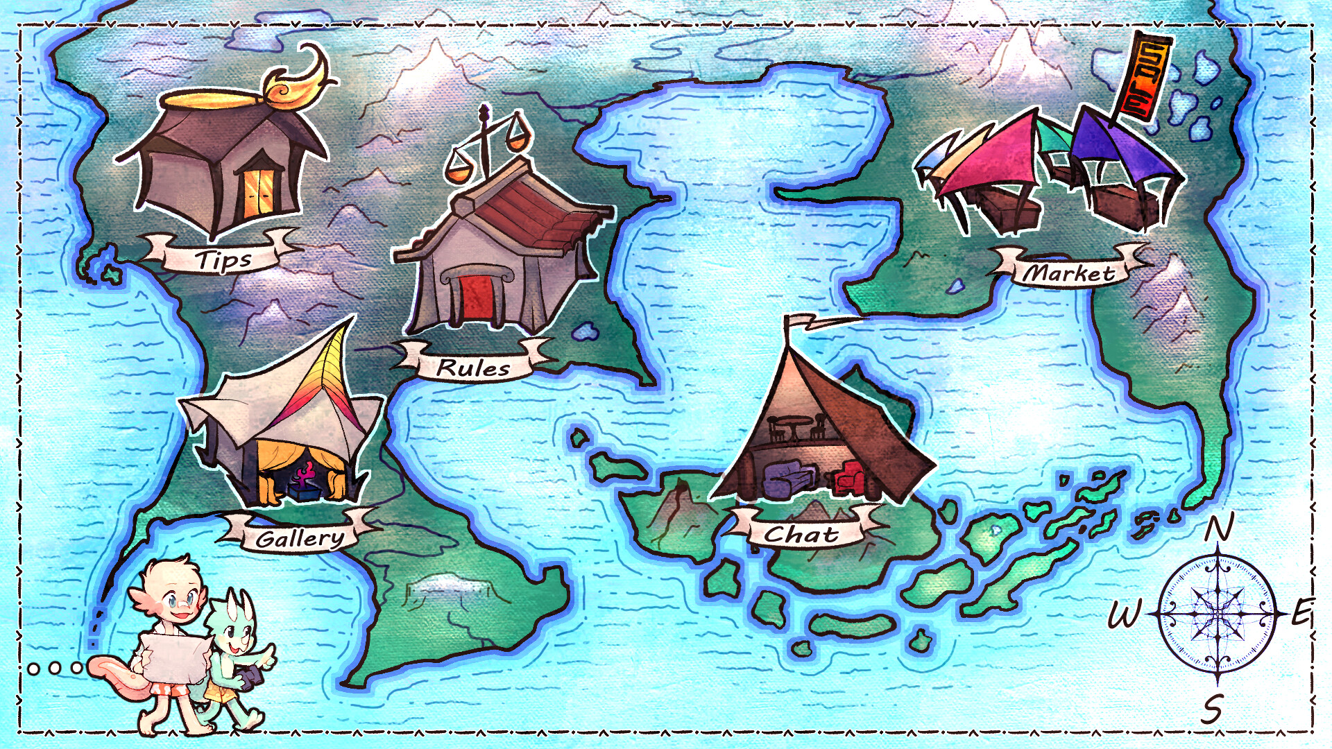 ArtStation - Contest submission: Fantasy Map