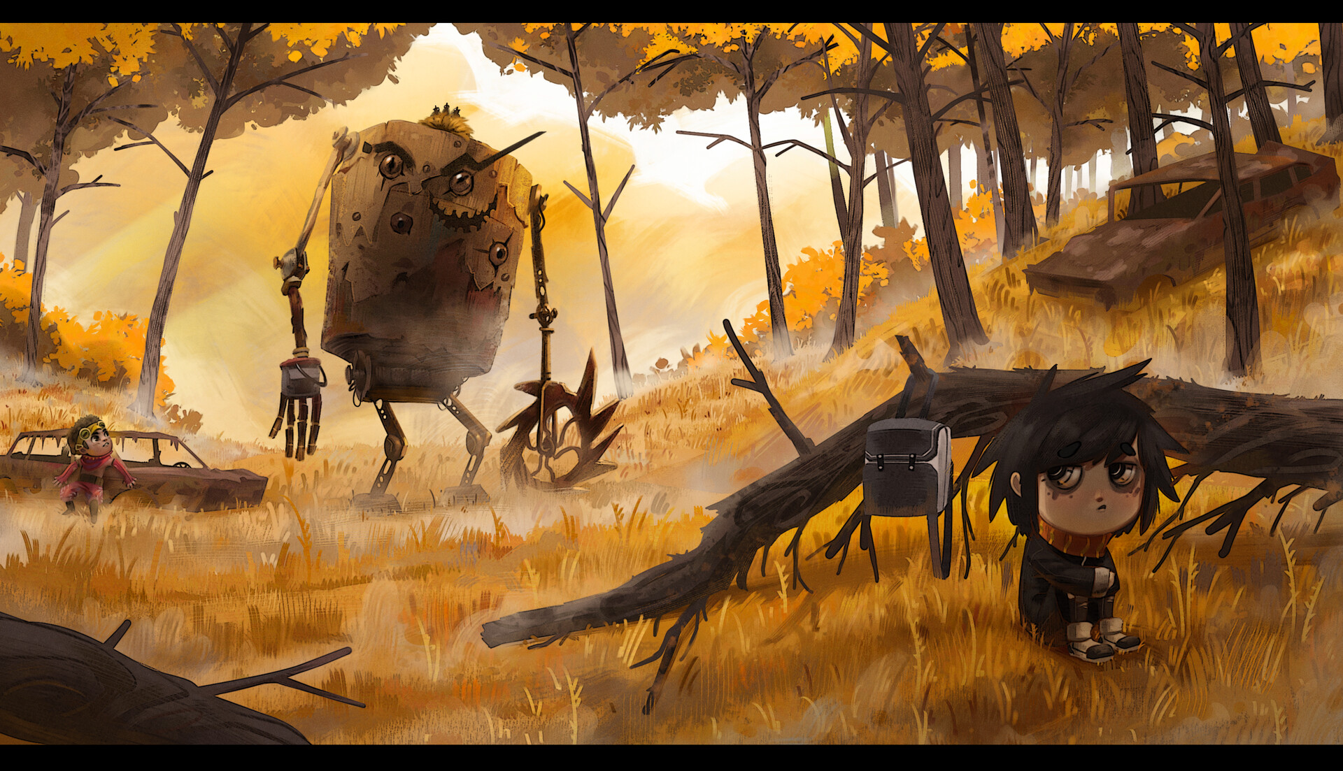 ArtStation - Danger in the forest