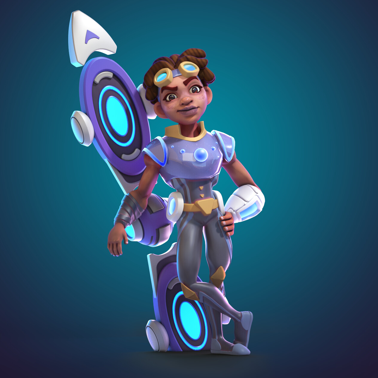 ArtStation - Bitstar War project new character