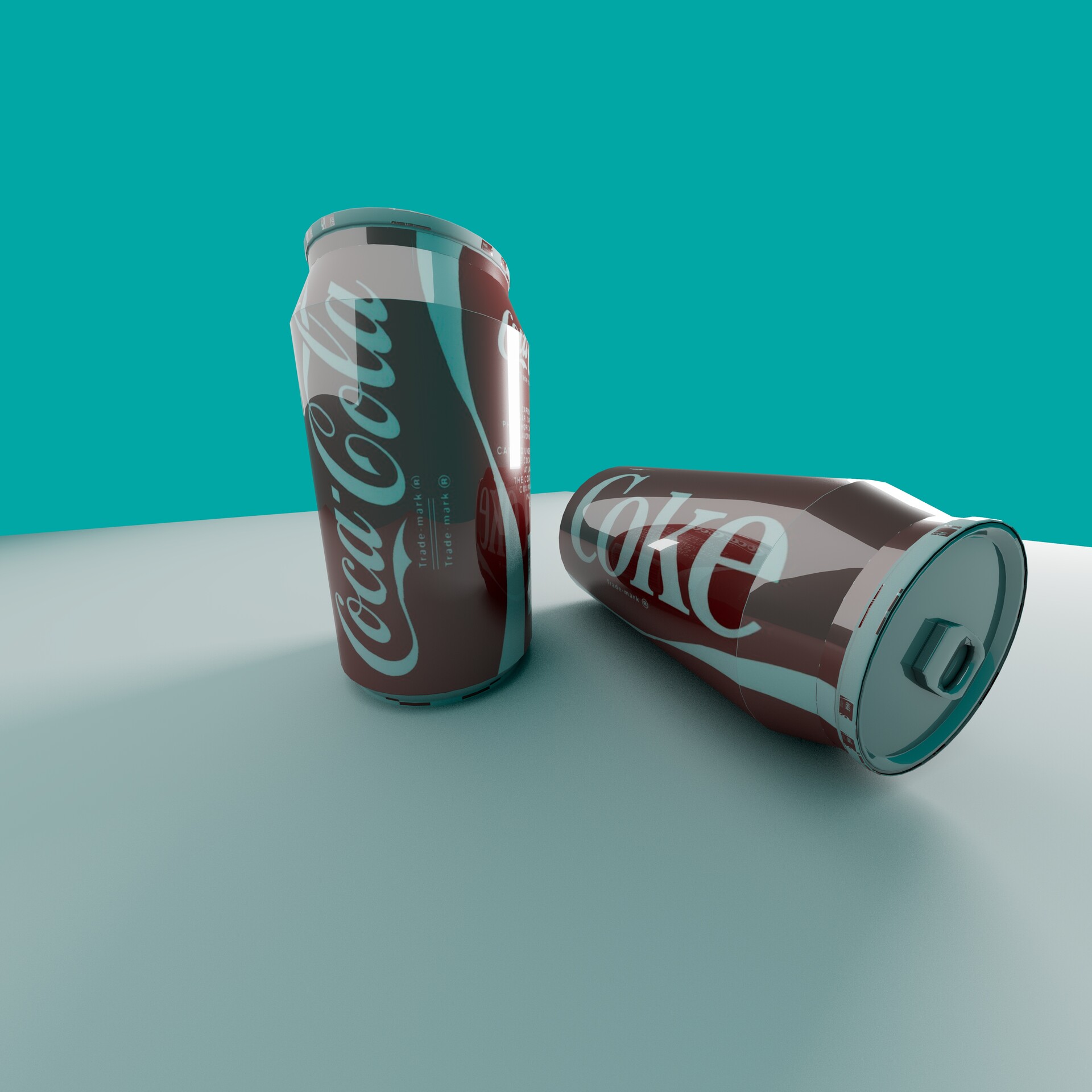 ArtStation - Coke Cans