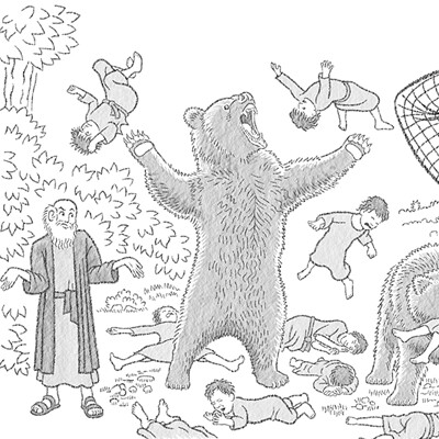elisha and the bears coloring page