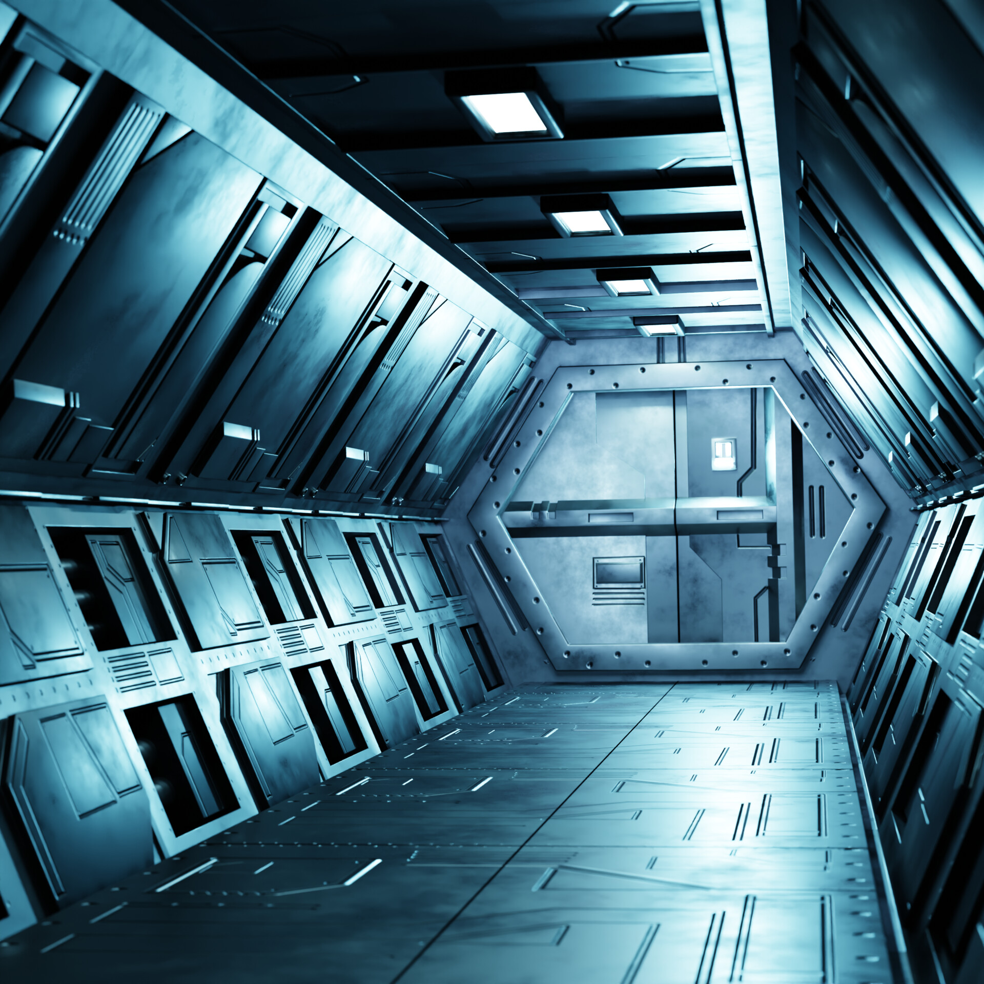 ArtStation - Sci - Fi Corridor