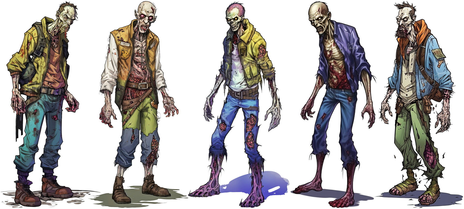ArtStation - Zombie AI Curated Character Designs #5