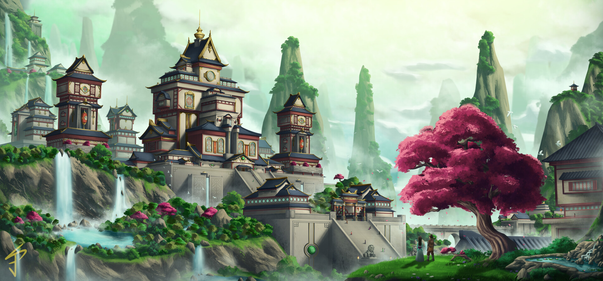 ArtStation - Tranquil Temple