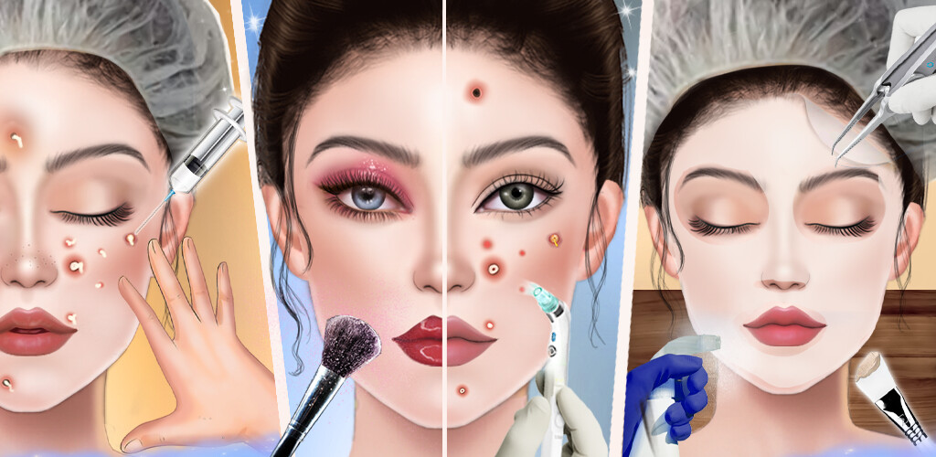 ArtStation - ASMR Surgery Make-over Game's SS Set & Gameplay design.