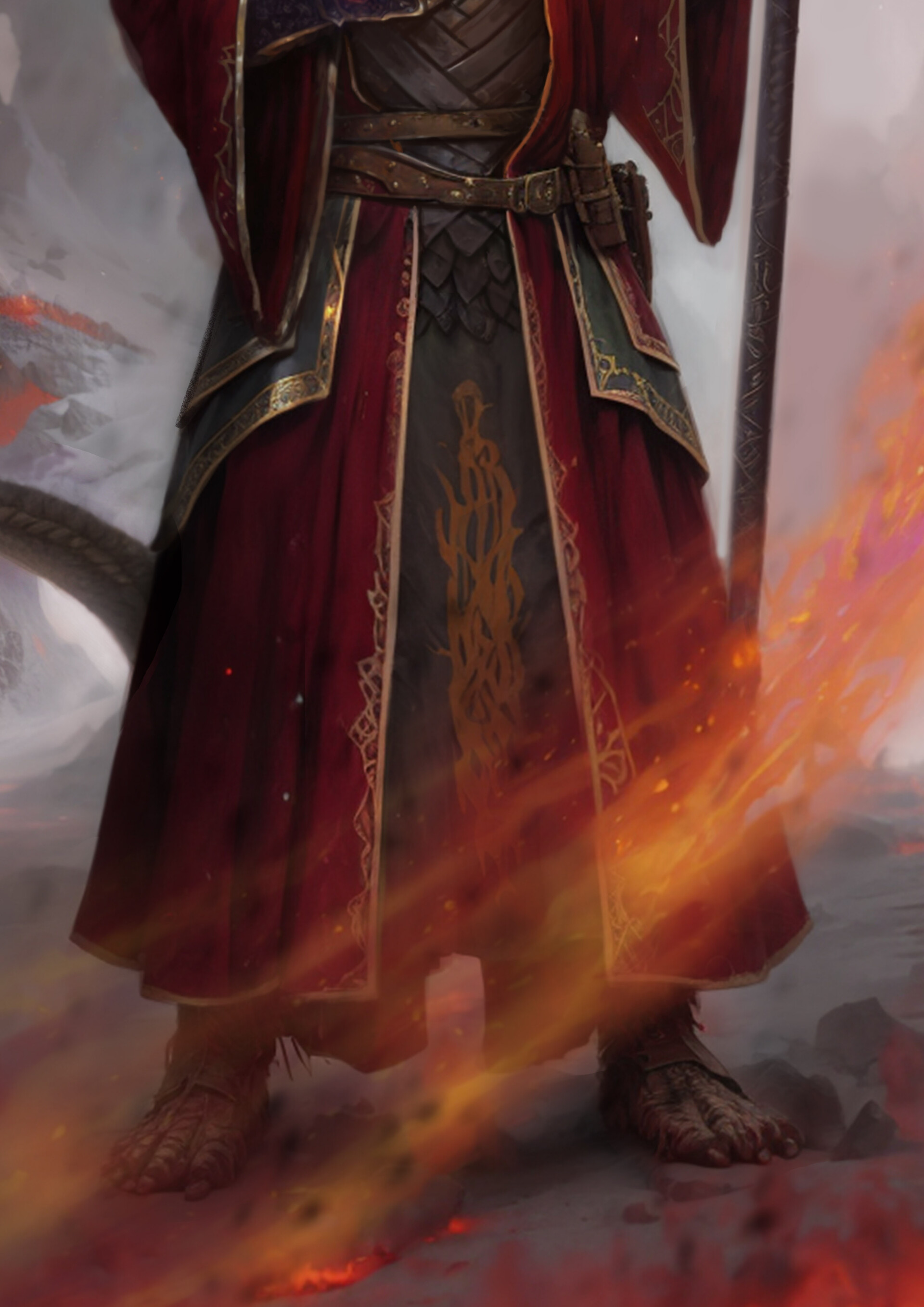 Diego Lafuente - Mirtrik, dragonborn fire priest