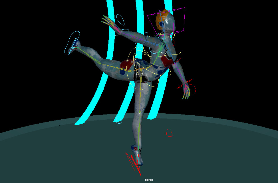 ArtStation - Animación bailarina \\ ballet dancer animation