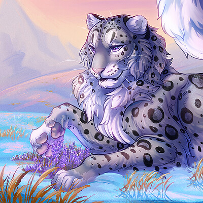 snow leopard deviantart