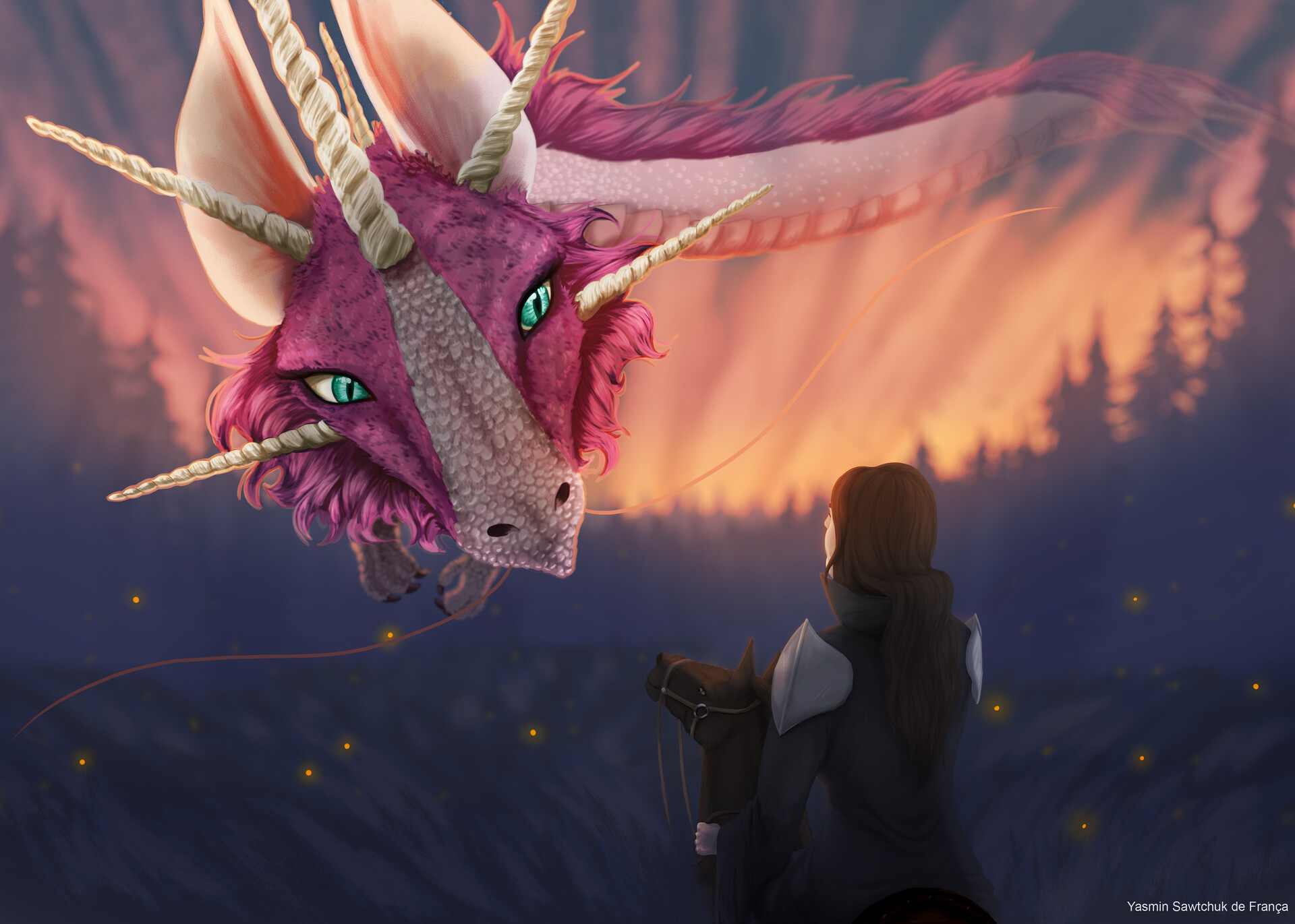 ArtStation - Red Dragon, Exploring Techniques.