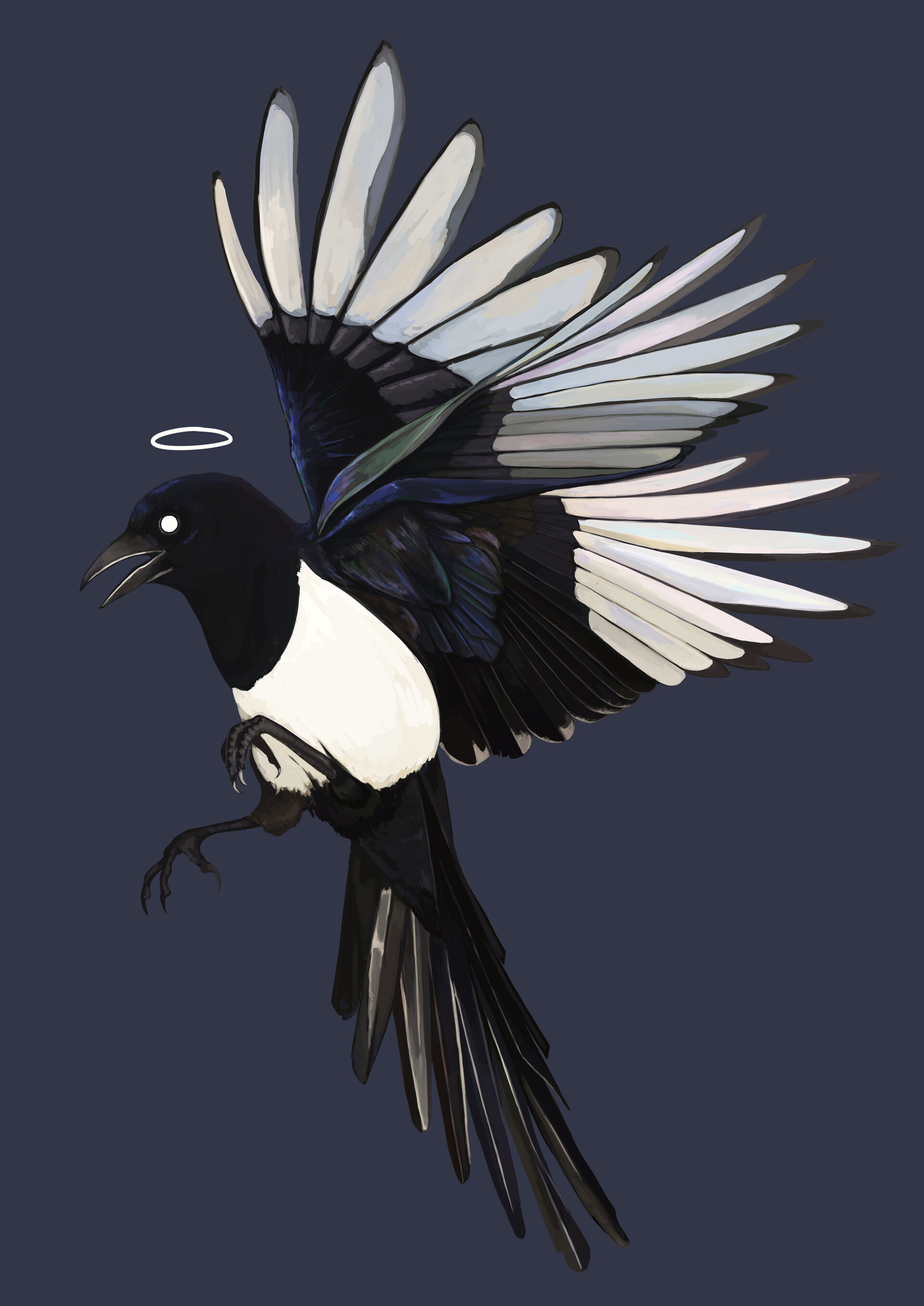 ArtStation - I think it was a magpie... or something...