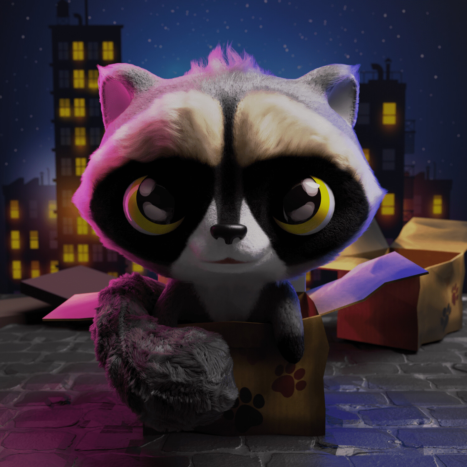 ArtStation - Raccoon