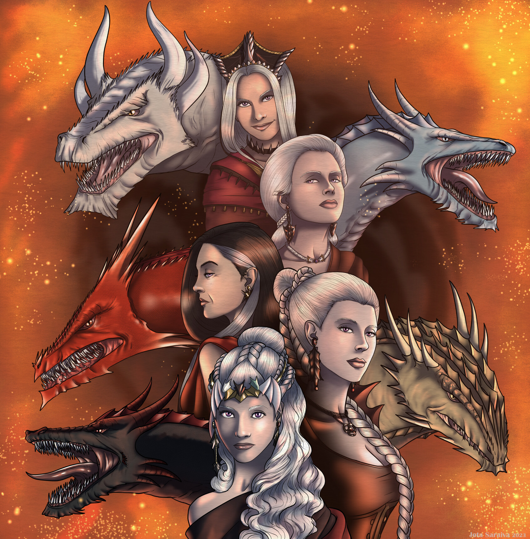 ArtStation - Dragon Queens