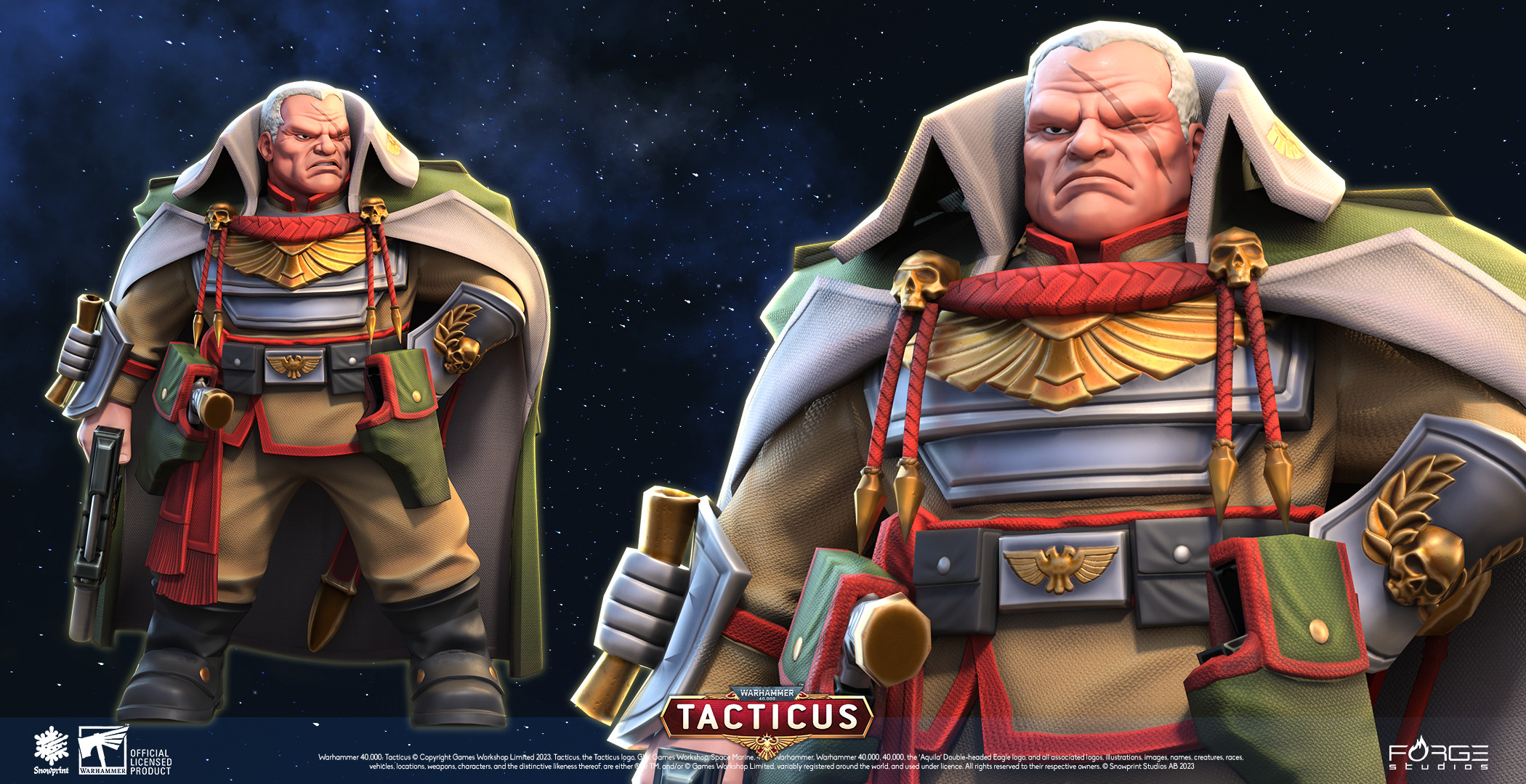 FORGE STUDIOS - Warhammer 40k: Tacticus - Lord Castellan Creed