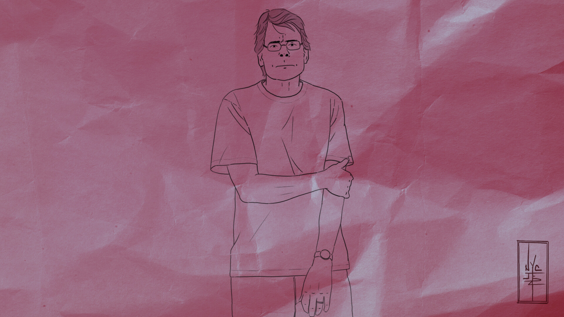 ArtStation - Stephen King - A Portrait