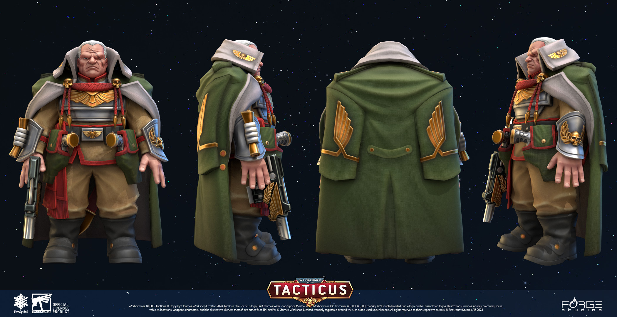 FORGE STUDIOS - Warhammer 40k: Tacticus - Lord Castellan Creed