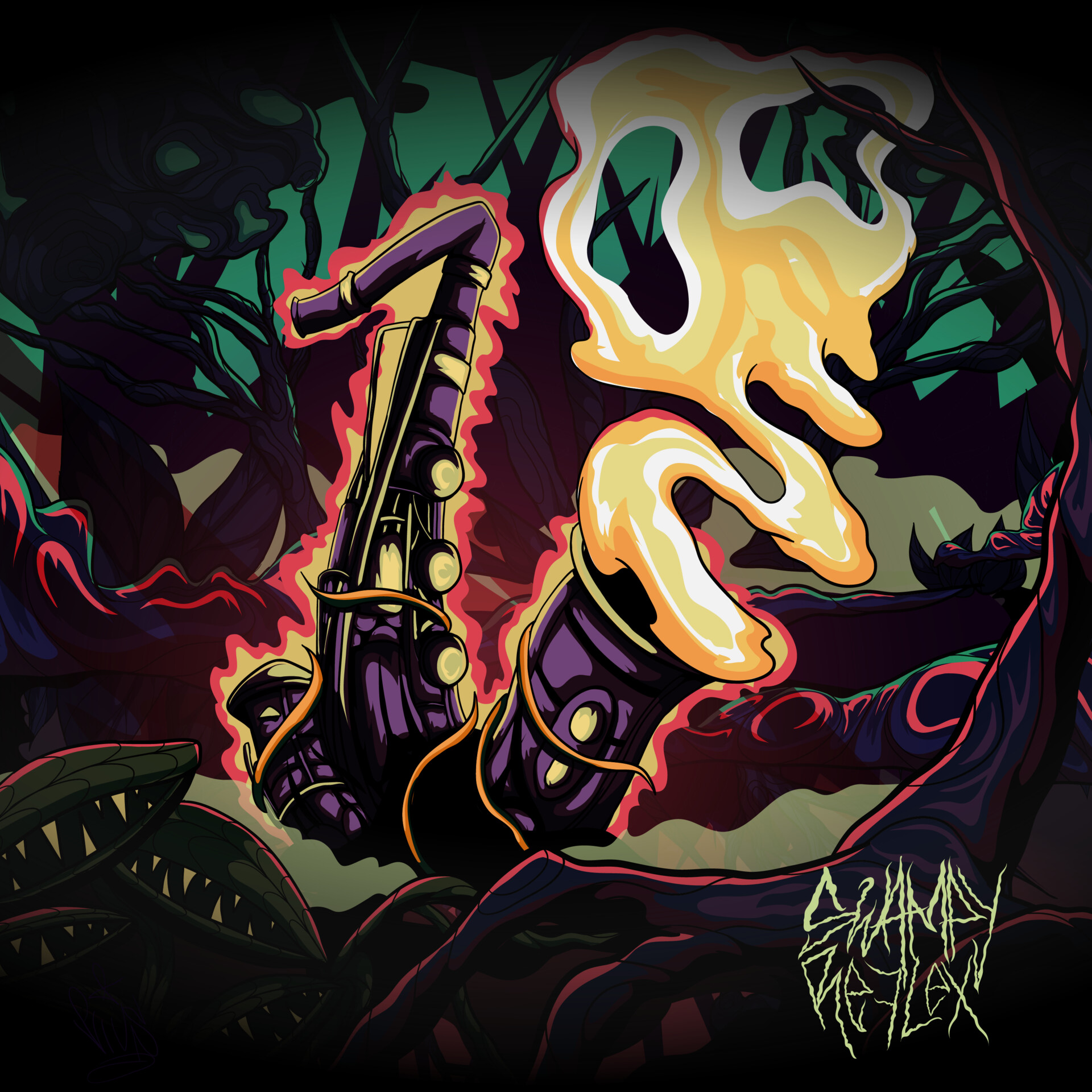 ArtStation - Swampy Reflex - Soundtrack Artwork