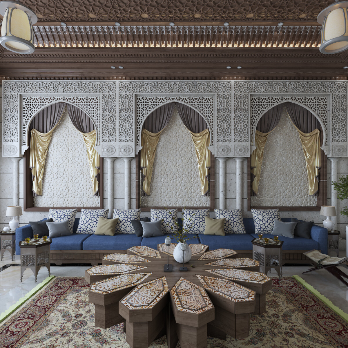 ArtStation - Arabian luxury style - Interior Design