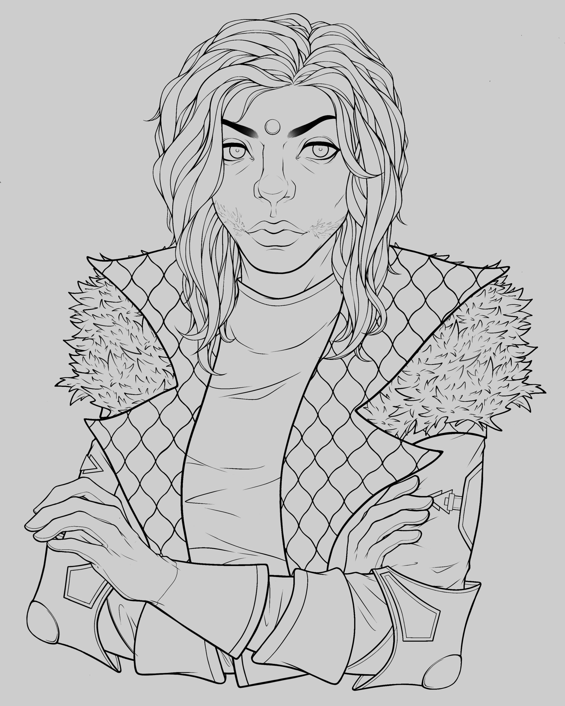 ArtStation - Line Art Commission