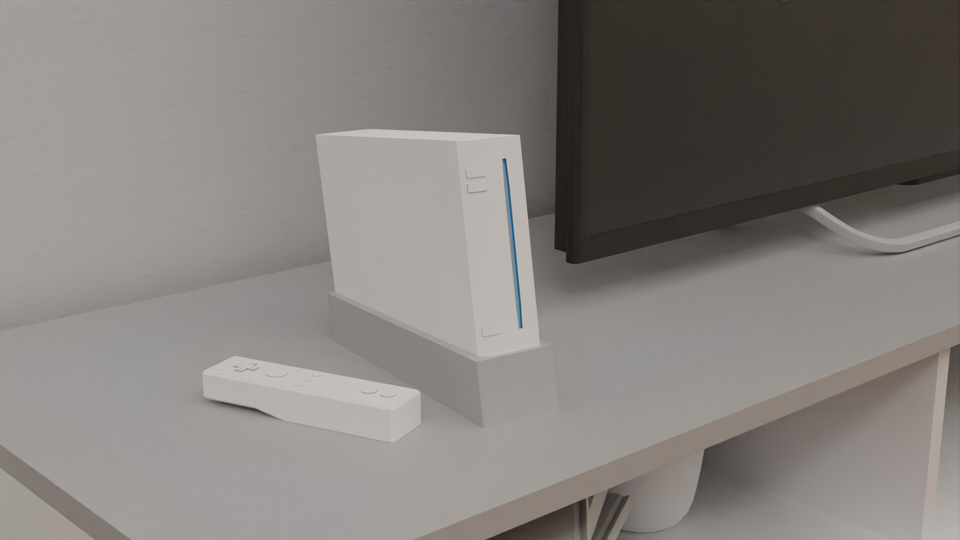 ArtStation - Low Poly Wii Asset