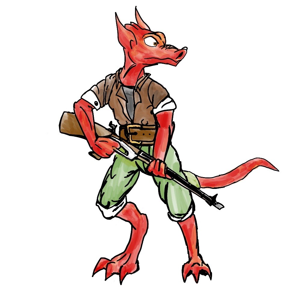 ArtStation - Kobold with musket