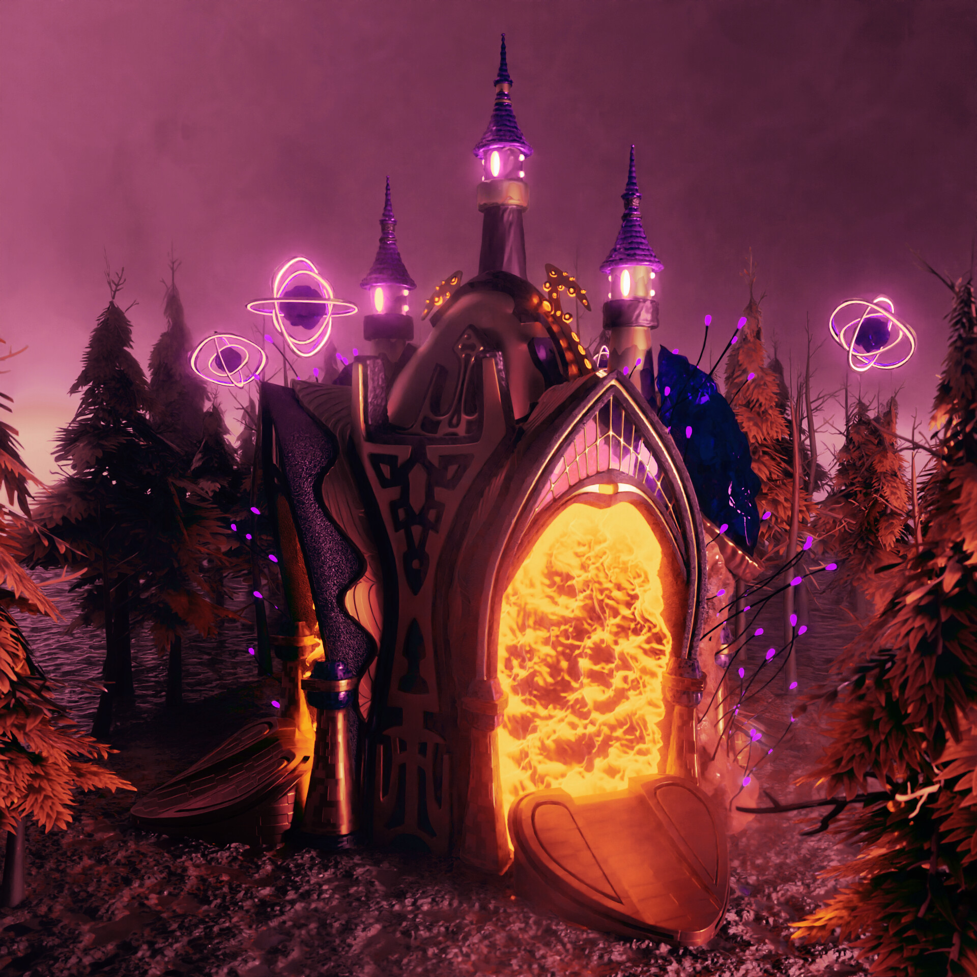 ArtStation - Seed Portal Castle