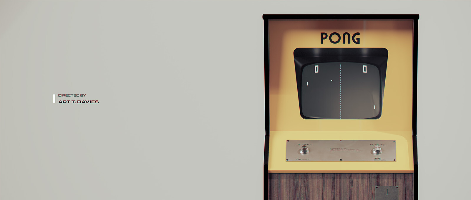 ArtStation - Atari Pong - Style Frames and Polaroid Filter