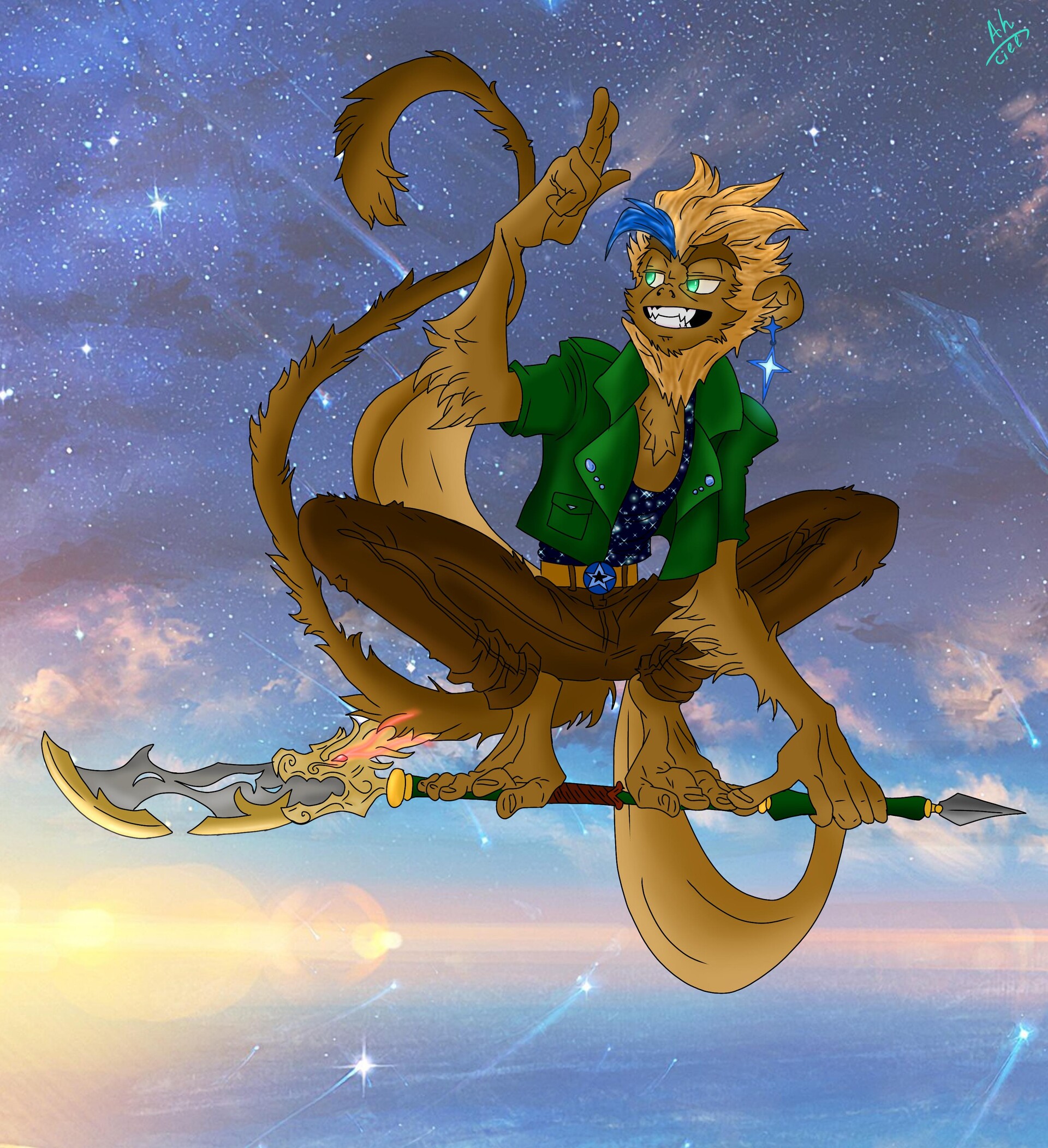 ArtStation - Topaz Starlight, The Traveller of The Stars