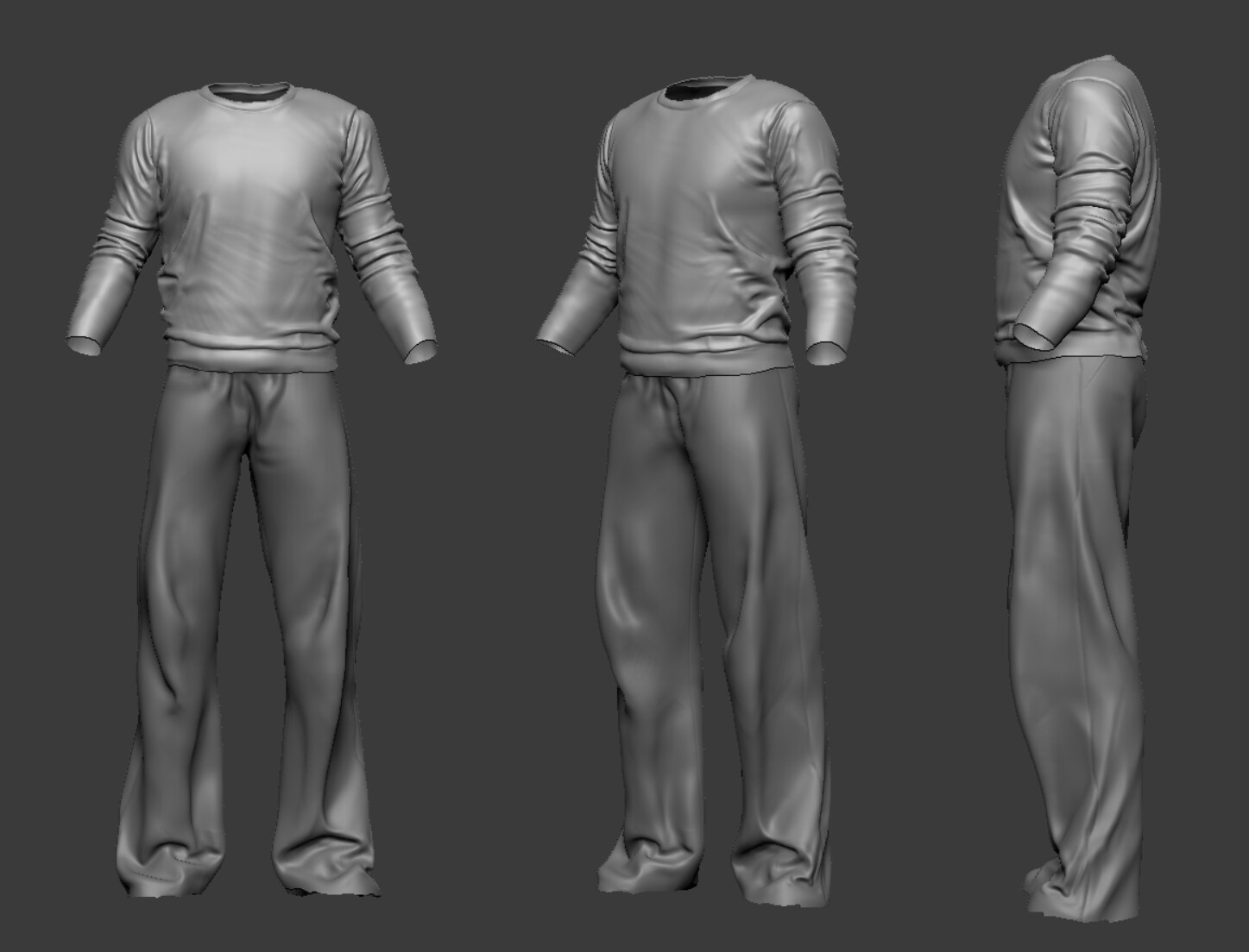 ArtStation - Clothes study