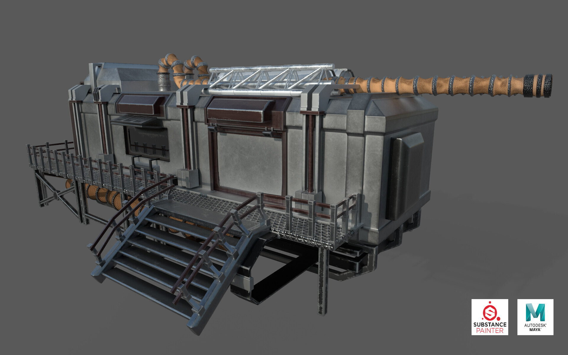 ArtStation - Space environment prop