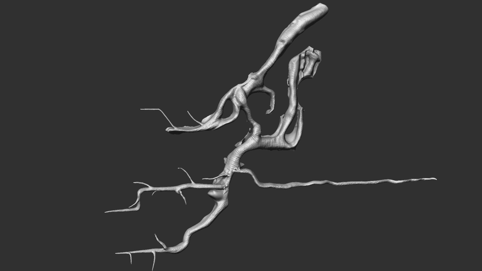 Angel Fernandes - Tree roots on brick wall - Substace Designer