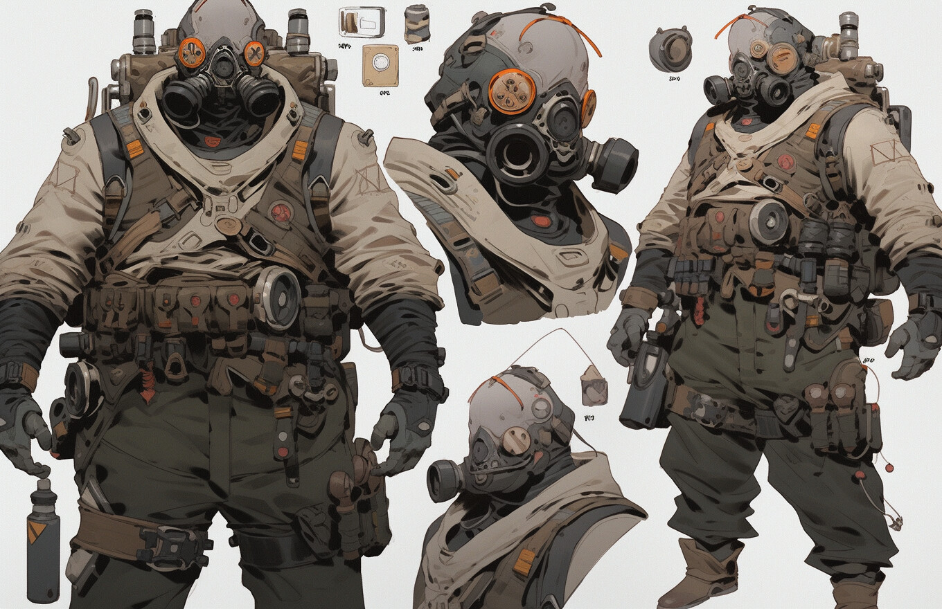 ArtStation - Gas mask_1