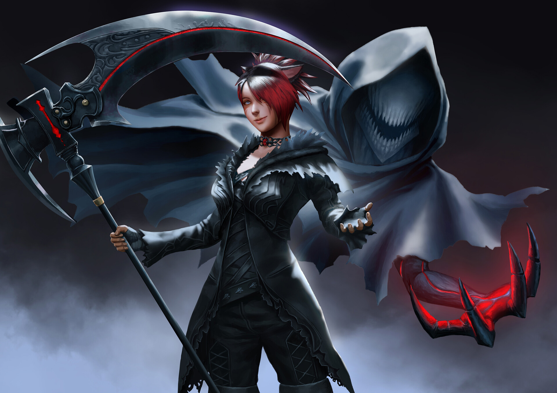 ArtStation - FFXIV OC Lenticular Commission