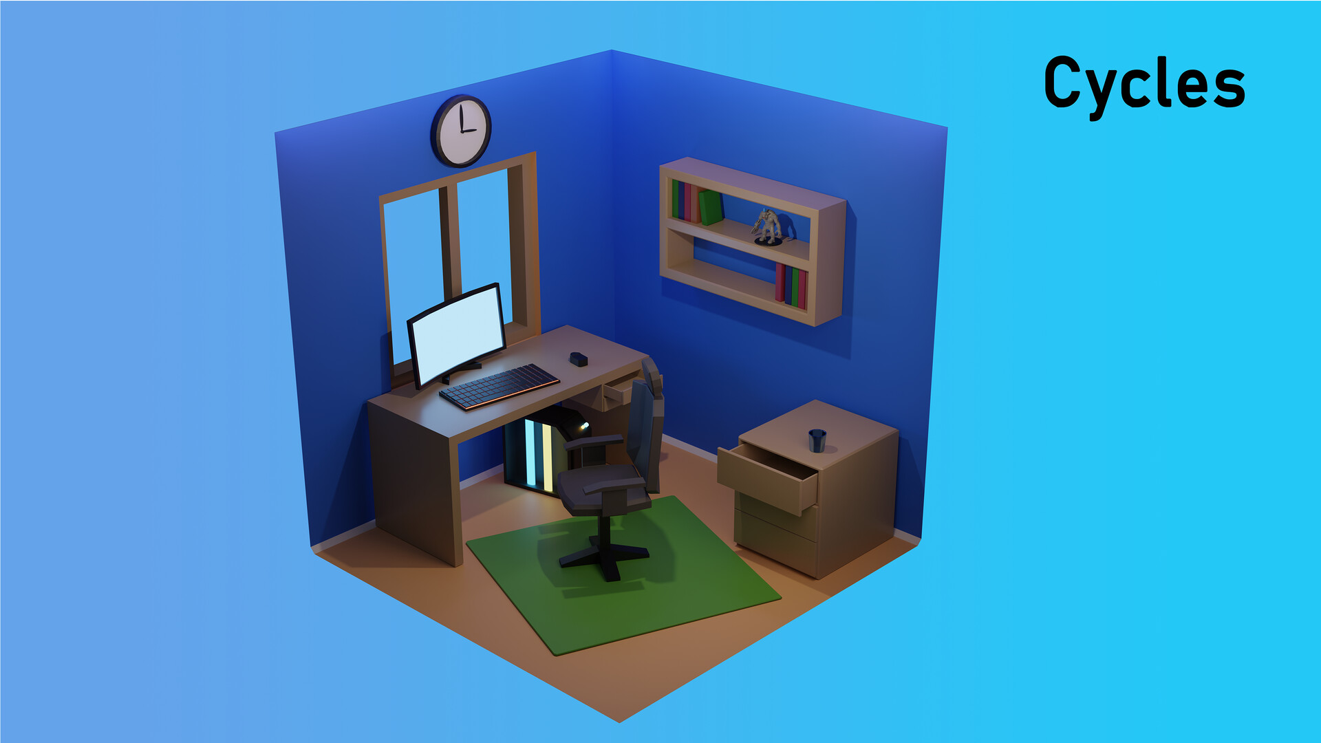 ArtStation - 3D room model