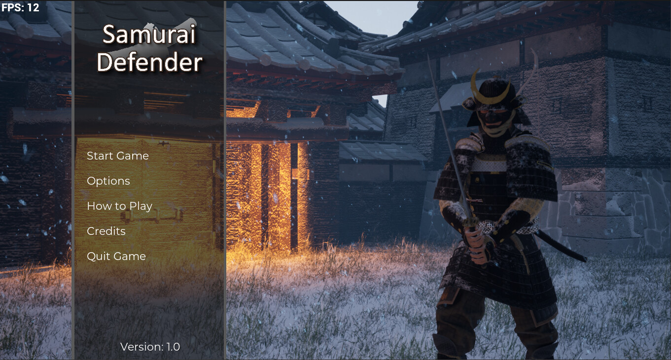 ArtStation - Main Menu for our Project Exam