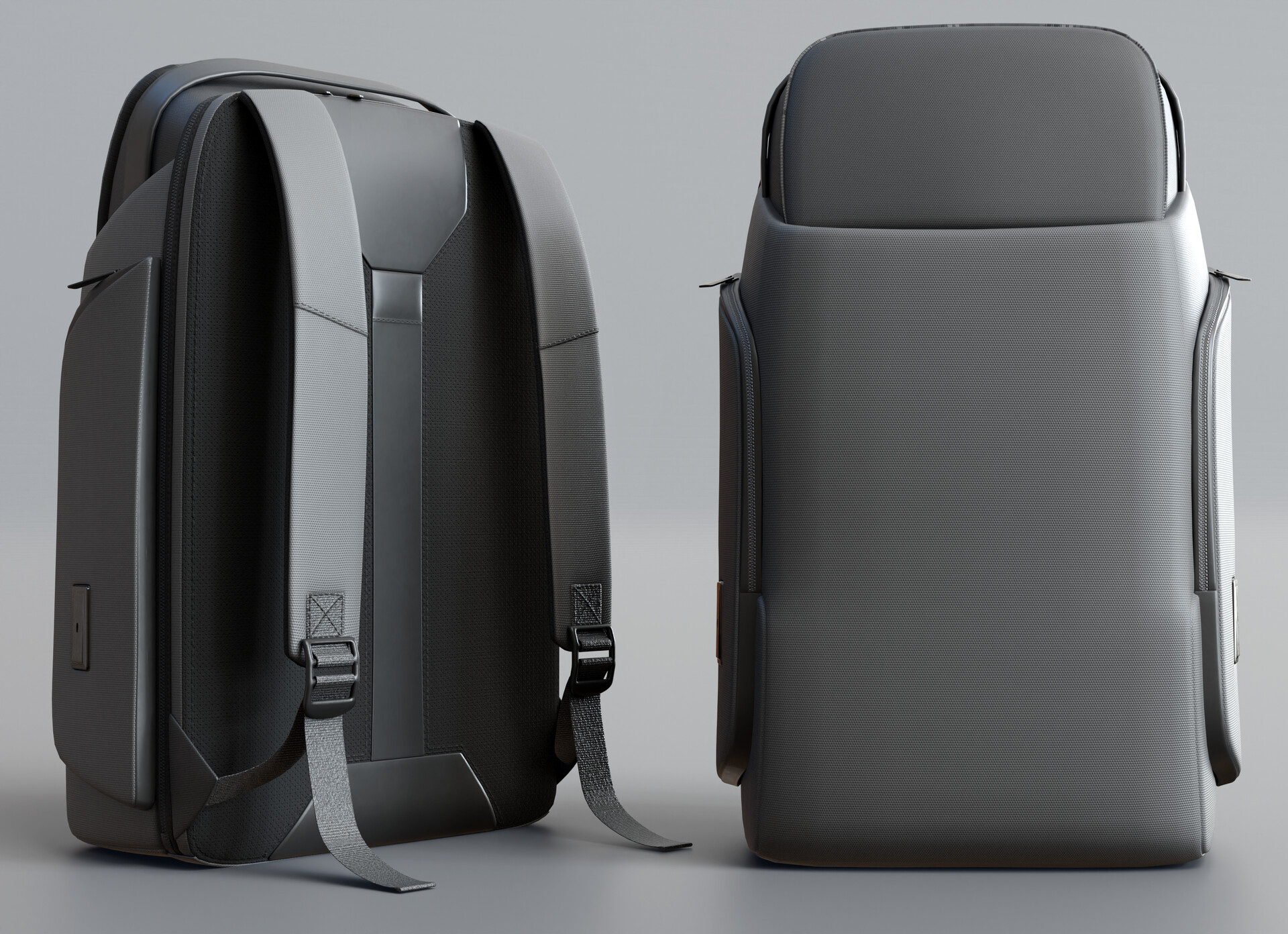 ArtStation - backpack (leather)
