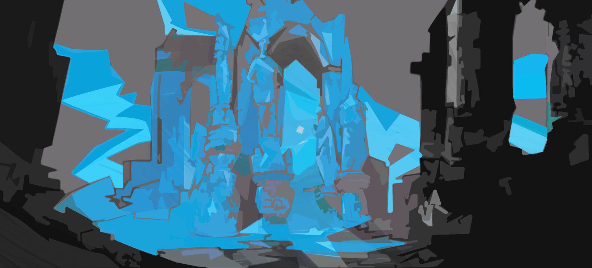 ArtStation - The Blue Statues (Inspired By Elden Ring)